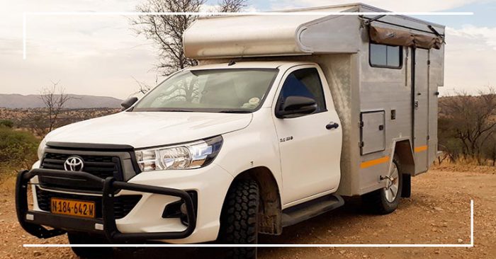 Budget Toyota Bushcamper Namibia | Camping equipment 2 pers.